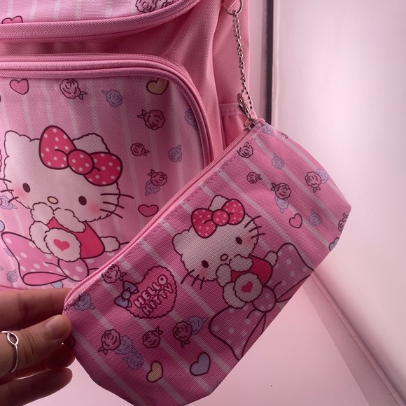 Hello Kitty | Bags | Hello Kitty Pink Full Size Backpack With ...